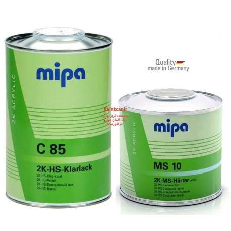 کلر ضد خش میپا Mipa ساخت آلمان برای بازسازی رنگ بدنه خودرو MS C85+ MS ...