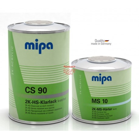 کلر ضد خش سریع خشک میپا Mipa ساخت آلمان بازسازی رنگ بدنه خودرو HS C90 ...